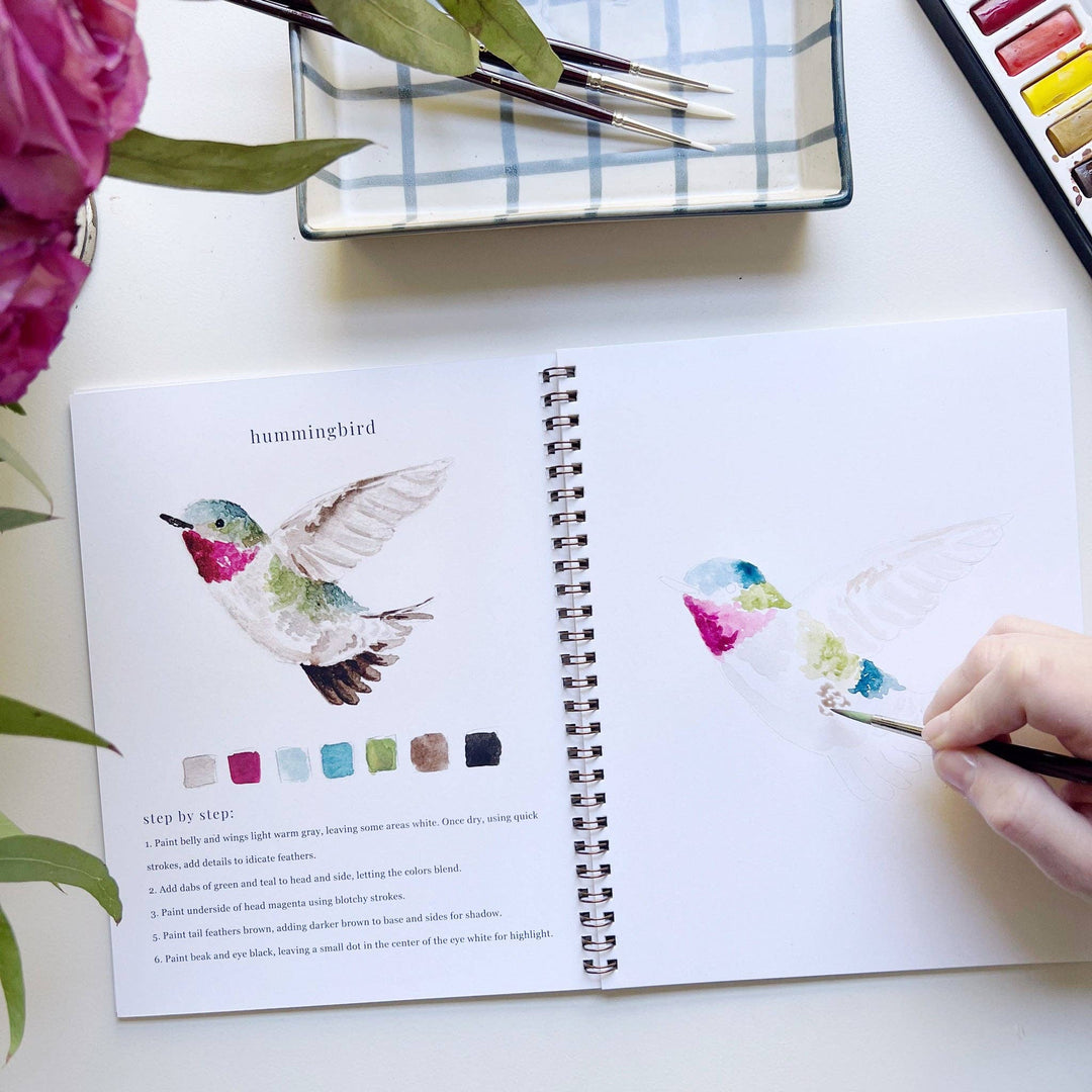 Emily Lex Studio- Birds Watercolor Workbook – Pine & Moss Emily Lex Studio- Birds Watercolor Workbook – Pine & Moss