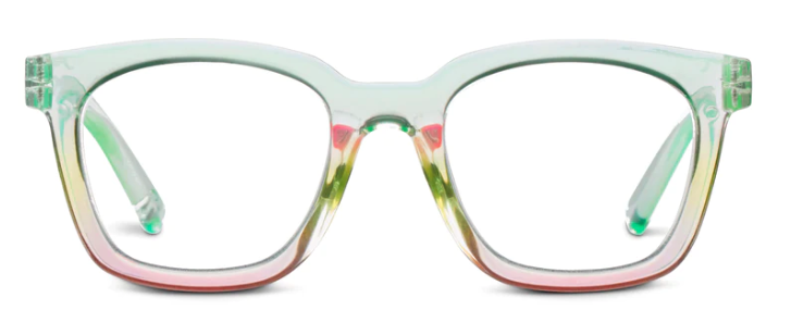 Clear Horizon (Blue Light) Readers - Pink/Mint/Yellow – Pine & Moss