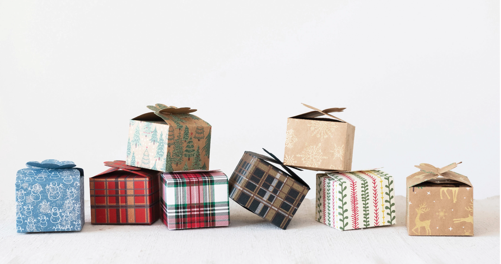 Handmade Interlocking Gift Box- Sold Seperately – Pine & Moss